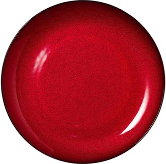 Ritzenhoff & Breker Grazia Platzteller | &Oslash; 33 cm | Weihnachtsteller f&uuml;r Pl&auml;tzchen, Stollen & Weihnachtsgeb&auml;ck | Servierplatte mit Metallic-Finish | Glas, Handw&auml;sche empfo