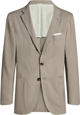 Kiton Homme, Vestes, Gris, Taille: 4XL Veste crois&eacute;e en cachemire