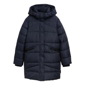 Tom Tailor Kapuzen-Puffermantel wasserabweisend - - Coats - Damen - Blau - 2XL
