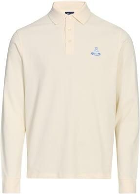 Façonnable Fehlgeschlagen - Polo mit langen Baumwollärmel - weiß