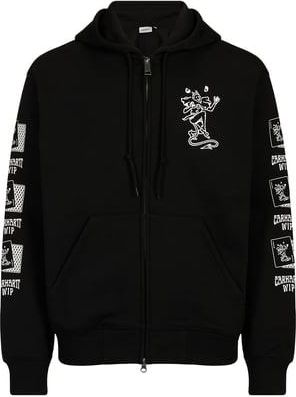 Carhartt Work in Progress Sweat zipp&eacute; imprim&eacute; en coton