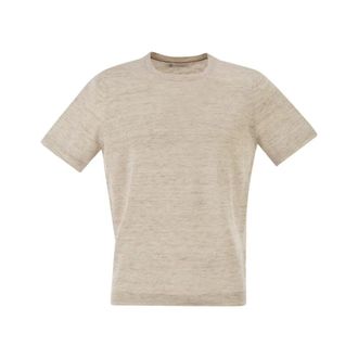 Brunello Cucinelli Homme, Tops, Beige, Taille: 2XL Polo Sweater