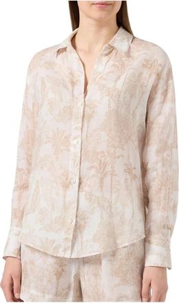 Saint Barth Femme, Blouses et Chemises, Beige, Taille: 38 FR Cristal Shirt