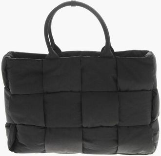 Bottega Veneta Braided Fabric Maxi Tote Bag Gr&ouml;&szlig;e Unica