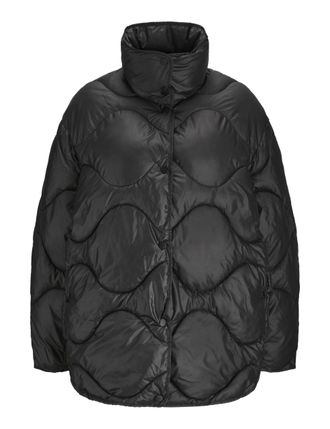 Jack & Jones Jack&Jones Damen Jxstella Shiny Quilted Jacket OTW Sn Steppjacke, Black, XS