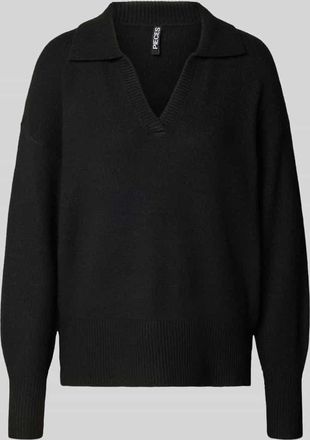 Pieces Regular Fit Strickpullover mit Wollanteil Modell MALOU