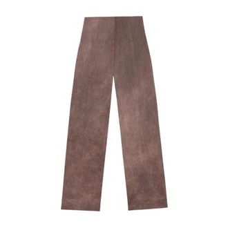 Cortana High-Waisted Fade Clay Hose - - Trousers - Damen - Braun - XL