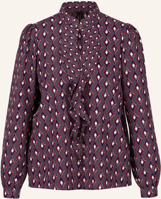 Marc Cain Blusenshirt Mit Volants grau