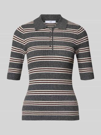 Mango Strickshirt aus Viskose-Mix mit Polokragen Modell HIJAS