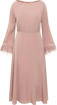 Max Mara Femme, Robes, Rose, Taille: 36 FR Robe &agrave; manches longues