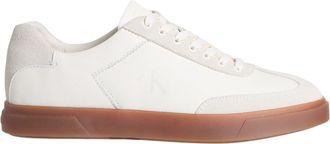 Calvin Klein Jeans Sneaker f&uuml;r Damen, Leder, Flach (Eibisch)