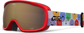 Giro Chico 2.0 Faces - AR40 Skibrille, Schutz & Komfort, Anti-Fog-Doppellinse, kompatibel mit Cr&uuml;e & Spur Helmen, Mikrofleece-Polsterung, Multicolor with R