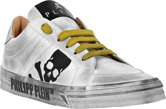 Philipp Plein Low-Top Sneaker - Sneaker Retrokickz - Gr. 35 (EU) - in Wei&szlig; - f&uuml;r Damen