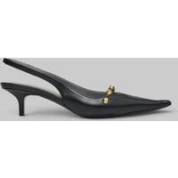 Balenciaga Midnight City Leather Pumps with Studs