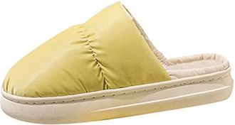 Generic Pantoufles chaudes en coton pour homme et femme - L&eacute;g&egrave;res et douillettes - En feutre - Confortables - En mousse &agrave; m&eacute;moire de forme - Pour lhiver - Pou