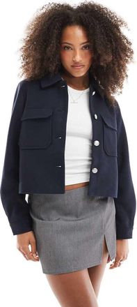 Only Veste coupe carrée - Marine-Bleu marine