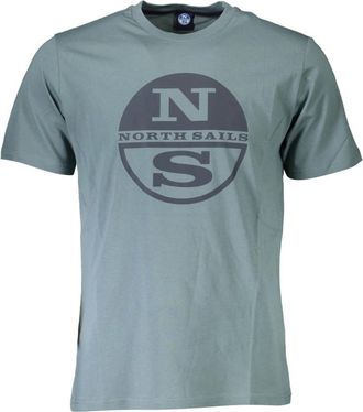 North Sails Homme, Tops, Vert, Taille: M Short Sleeve T-Shirt
