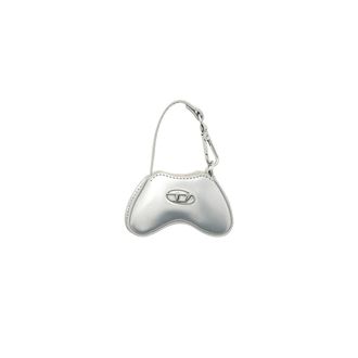 Diesel Femme, Sacs, Gris, Taille: ONE Size Play Charms Glossy Bag Charm