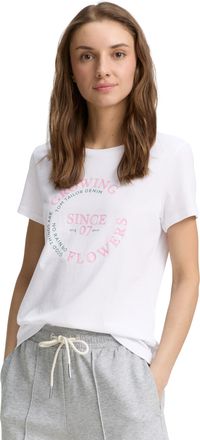 Tom Tailor Racerback RIPP Top, White, XXL