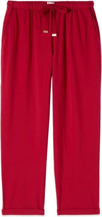 Oltre Femme, Pantalons, Rouge, Taille: 44 FR Pantalon Corsaire