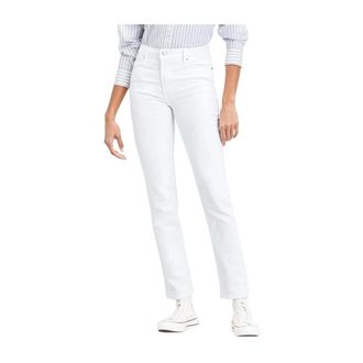 Levi's 724 High Rise Wei&szlig;e Jeans - - Jeans - Damen - Wei&szlig; - W30 L30