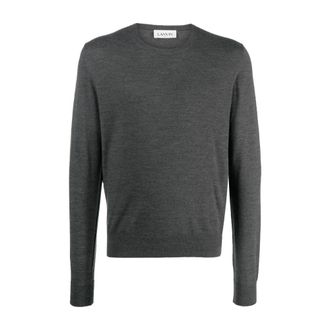 Lanvin Merinos Crew Neck - - Knitwear - Herren - Grau - 2XL