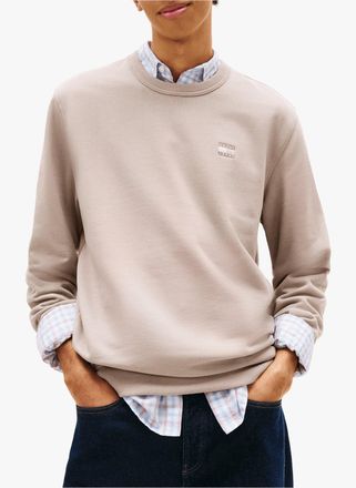 Tommy Hilfiger Sweat droit en coton m&eacute;lang&eacute;