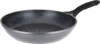 Sitram 714213 Bratpfanne aus Aluminiumguss, innen in Steinoptik, Ø 24 cm, Höhe 5 cm, Antihaftbeschichtung Whitford Xylan, 2 Schichten, ohne PFOA, hitzebestän