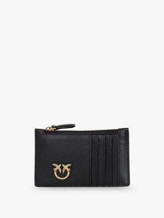 Pinko Airone leather card holder - PINKO - gender_Woman