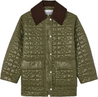 Ganni Damen, Jacken, Gr&uuml;n, 2XS/XSGr&ouml;&szlig;e