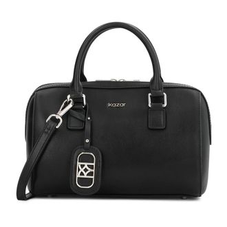 Kazar Zylindrische schwarze Ledertasche - - Bags - Damen - Schwarzk - ONE SIZE