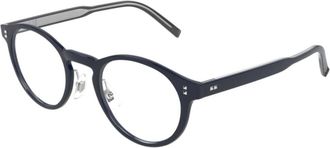 Dunhill unisex, Accessoires, Noir, Taille: 49 MM Hobnail Acetate Round Frame