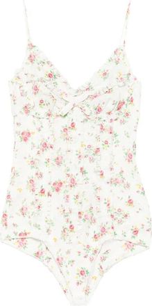 Shushu/Tong Shushu/Tong, Femme, Tops, Multicolore, Taille: 38 FR Body &agrave; volants et imprim&eacute; floral