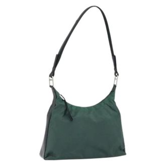 Prada Sac bandouli&egrave;re en nylon Pre-owned - Femme - Pre-owned - Vert - Taille: ONE Size