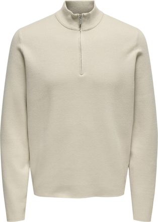 Only & Sons ONSCOOPER REG 12 Half Zip HIGH Neck Knit
