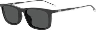 HUGO BOSS Lunettes de Soleil BOSS 1150/CS 003 MATTE BLACK 55/18/145 Homme