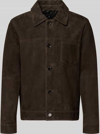 Strellson Regular Fit Jacke aus echtem Lammleder Modell FLINT