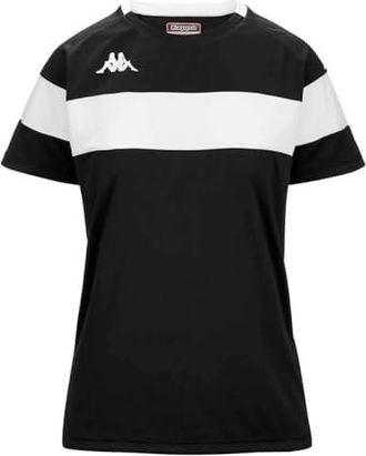 Kappa DARETA T-Shirt, Noir/Blanc, S Femme