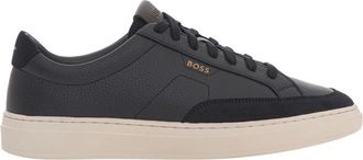 HUGO BOSS Homme, Chaussures, Noir, Taille: 41 EU Kieran Tenn Baskets