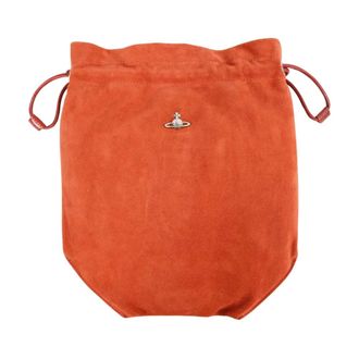 Vivienne Westwood Ensemble sac bourse &agrave; cordon - Femme - Sacs - Orange - Taille: ONE Size