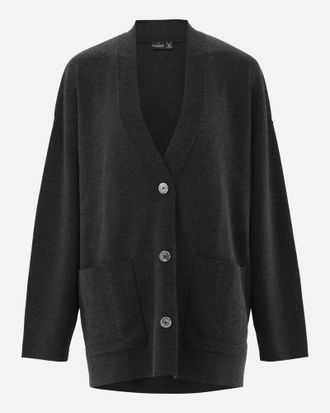 van Laack Oversized Strickjacke mit Merino und Viskose