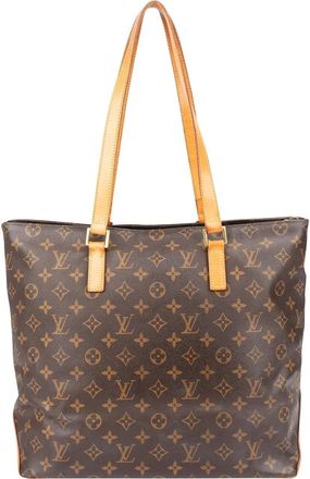 Louis Vuitton Crossbody Bags - Louis Vuitton Canvas Monogram Cabas Mezzo Shoulder - Gr. unisize - in Braun - f&uuml;r Damen