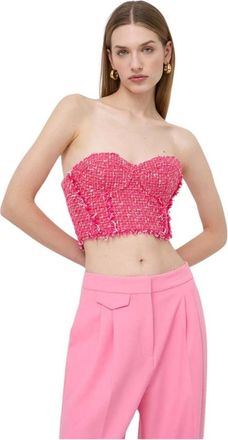 Patrizia Pepe Femme, Tops, Rose, Taille: 40 FR Top sans manches