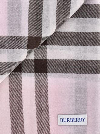 Burberry Womens Scarfs Pink Wool