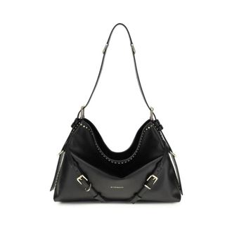 Givenchy Voyou Hobo Bag mit Nieten und Schnalle - - Bags - Damen - Schwarzk - ONE SIZE