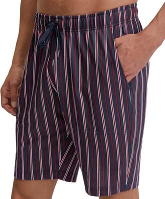 CALIDA Remix Basic Sleep Bermudas Herren, Bio Baumwolle, sportlicher Schnitt, amtungsaktiv, pflegeleicht