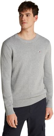 Tommy Jeans Herren TJM Slim Essntls C-Neck Sweater Dm0dm18370, Grey (Grey Htr), XS