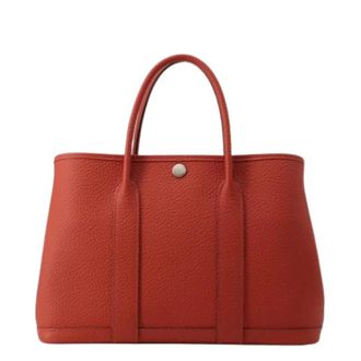 Herm&egrave;s Pre-owned Cuir sacs-main - Femme - Pre-owned - Rouge - Taille: ONE Size