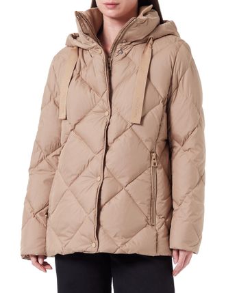 Marc O'Polo Damen 309032970077_739_36 WOVEN OUTDOOR JACKETS, stone hearth, 36 EU