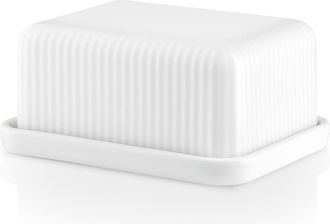 Eva Solo | Butterdose 250 gr. Legio Nova | Erm&ouml;glicht das Servieren von Butter auf Zwei Arten | Wei&szlig;